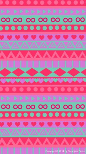 🔥 Free Download Aztec Pink Tribal Wallpaper White by @brandir61 ...