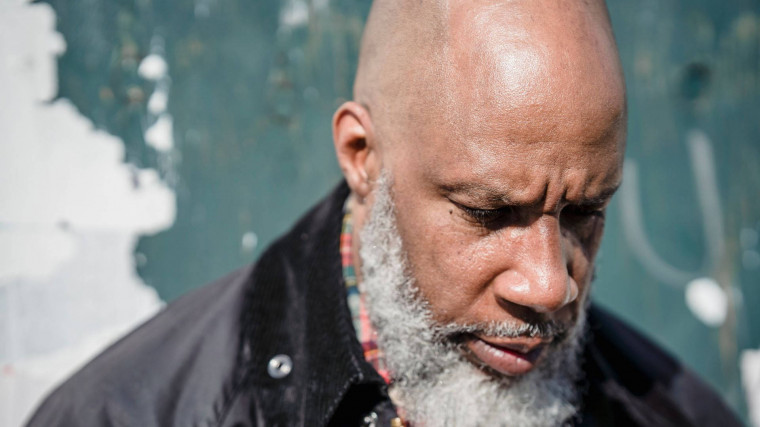 🔥 Free Download A Bald Man In Hoodie With Neon Lights Wallpaper by ...