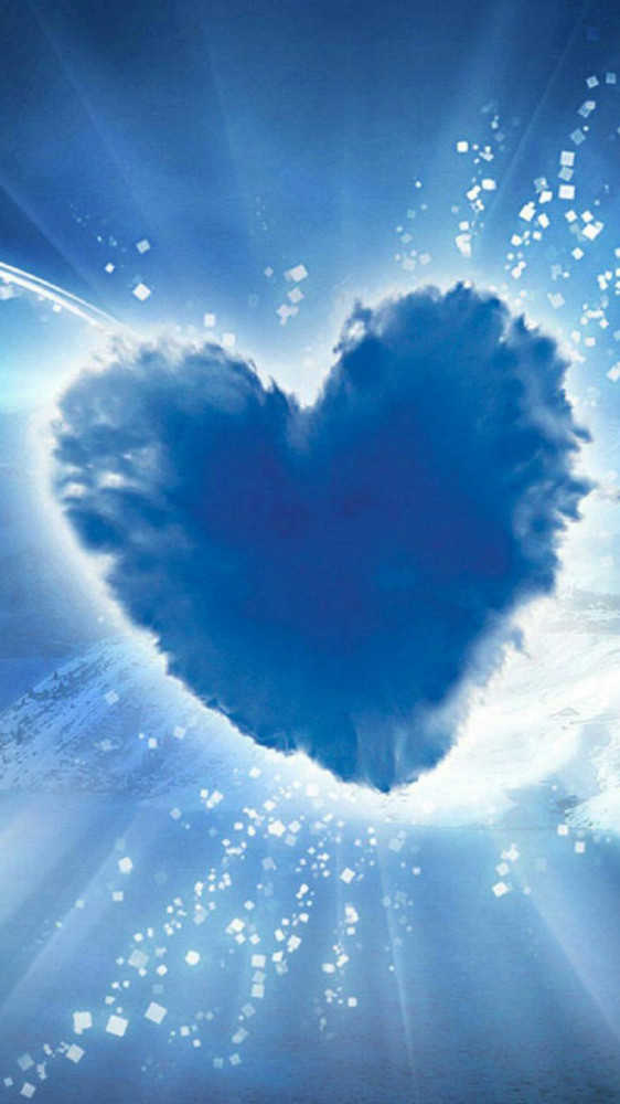 🔥 [50+] Blue Heart Wallpapers | WallpaperSafari