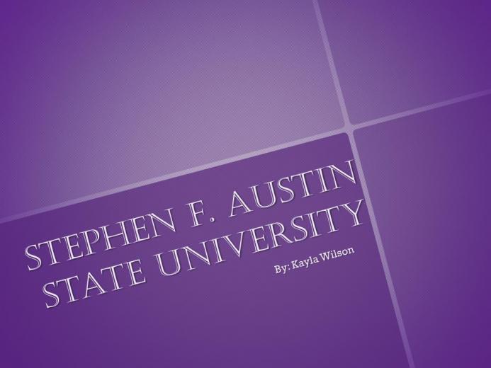 🔥 Free Download Questions I Have For Stephen F Austin State University ...