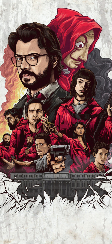 🔥 [40+] Money Heist Wallpapers | WallpaperSafari