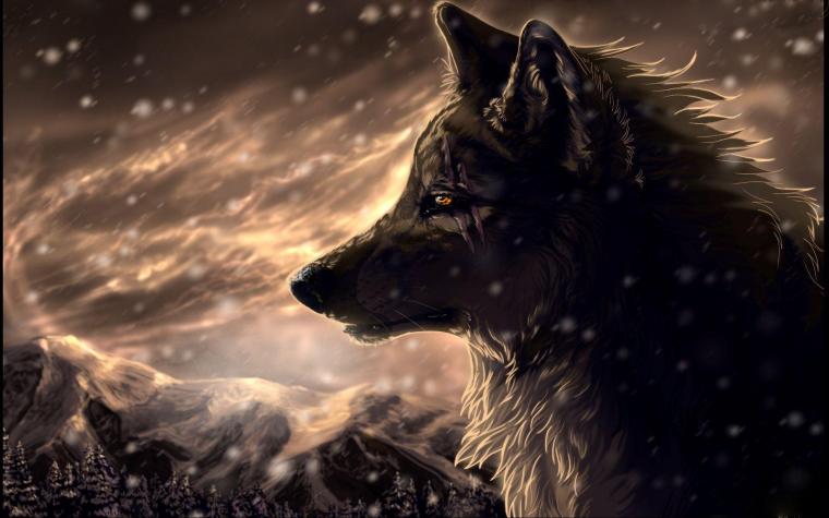 🔥 [70+] Fantasy Wolf Wallpapers | WallpaperSafari