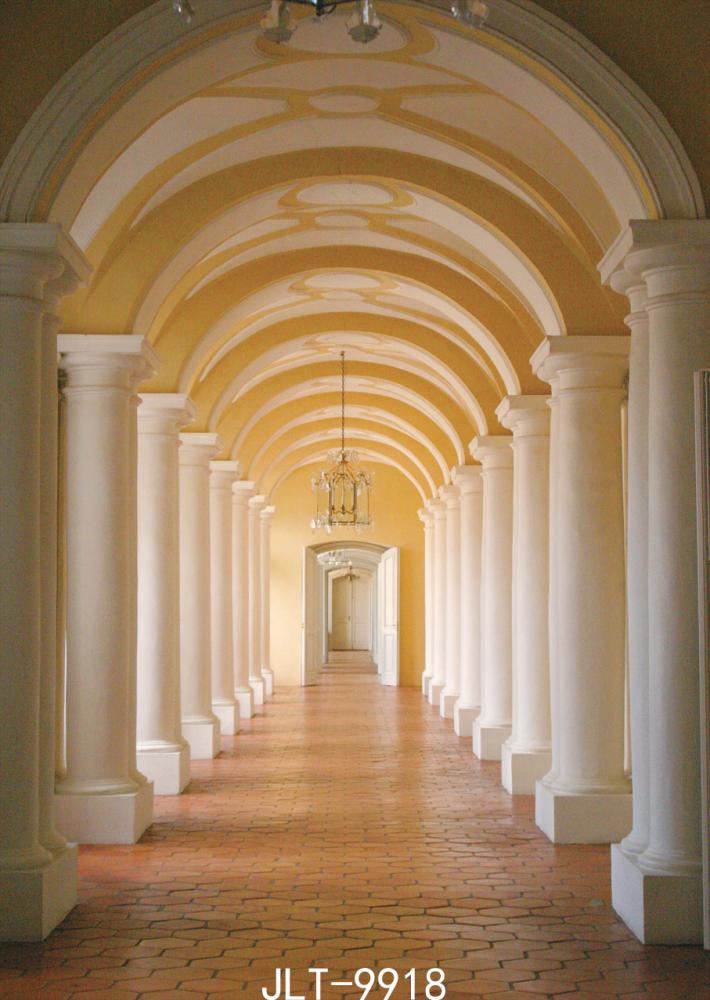 🔥 Free Download Palace Corridor Photography Backdrops Pillar Arched ...