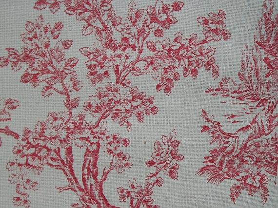 [49+] French Toile Wallpaper Red on WallpaperSafari