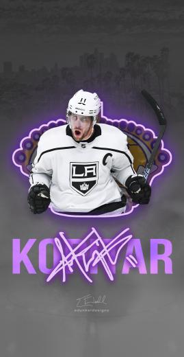 🔥 Free Download Anze Kopitar Neon Wallpaper v2 Losangeleskings by ...