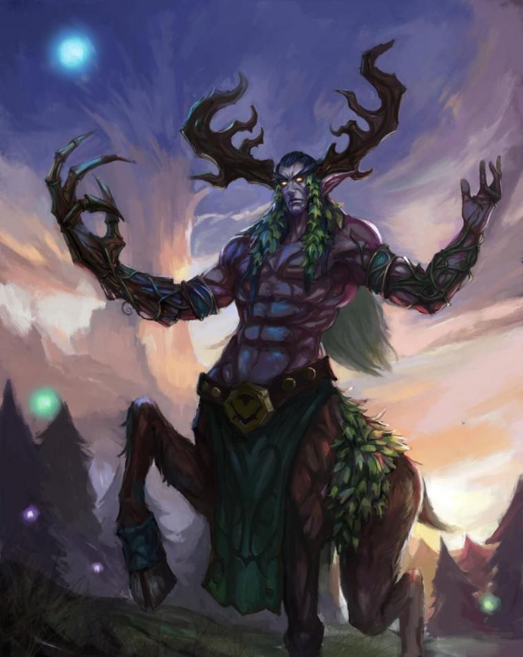 🔥 Free Download Cenarius By Van Warcraft Art Fantasy Creatures by ...