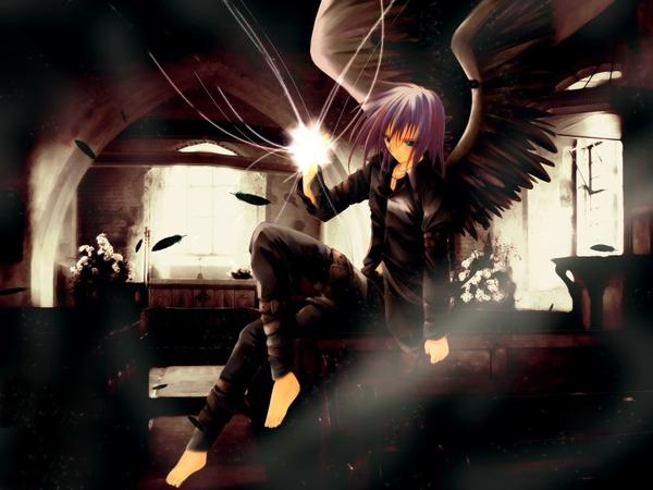 🔥 [50+] Black Angel Anime Wallpapers | WallpaperSafari