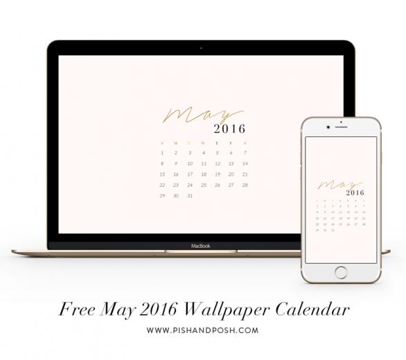 🔥 Free Download May Wallpaper Calendar Pish And Posh Designs by ...