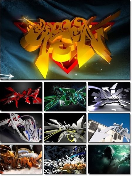 🔥 Free Download Graffiti Technica 3d Razer Overclocking Wallpaper by ...