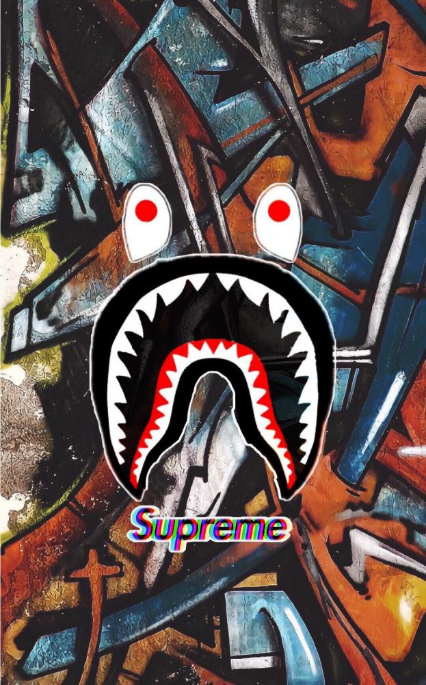 🔥 Free Download Bape X Supreme Wallpaper by @kaylaruiz | WallpaperSafari