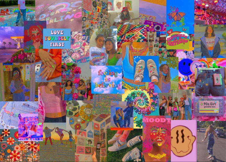 🔥 Free Download Indie Aesthetic Collage Laptop Ipad Tablet Wallpaper ...