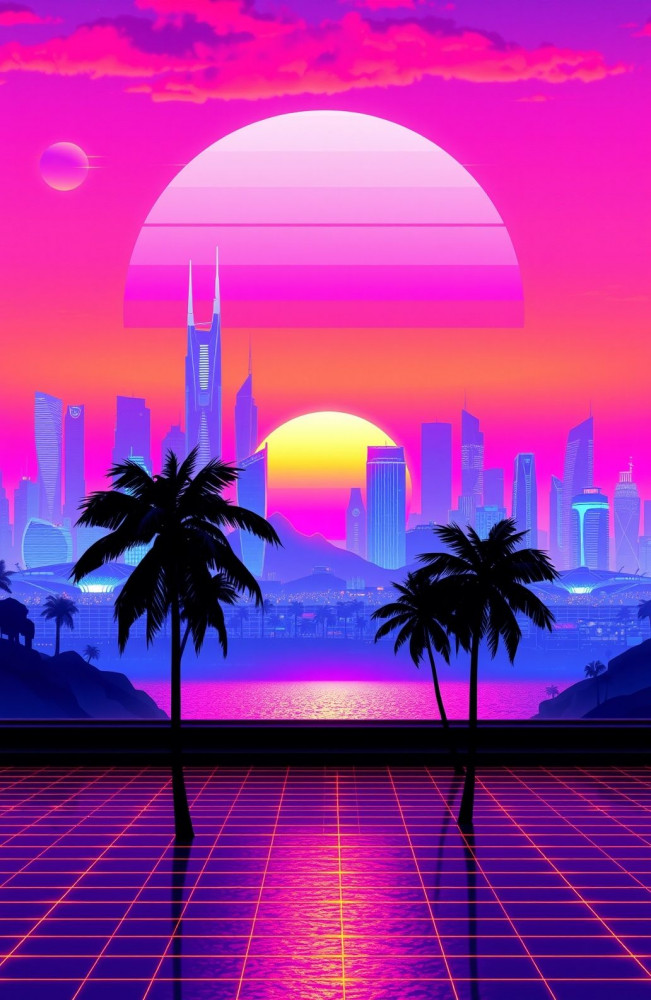 🔥 [70+] Retrowave Wallpapers | WallpaperSafari