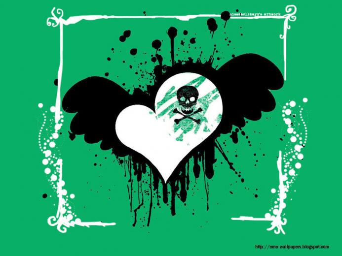🔥 [50+] Emo Heart Wallpapers | WallpaperSafari