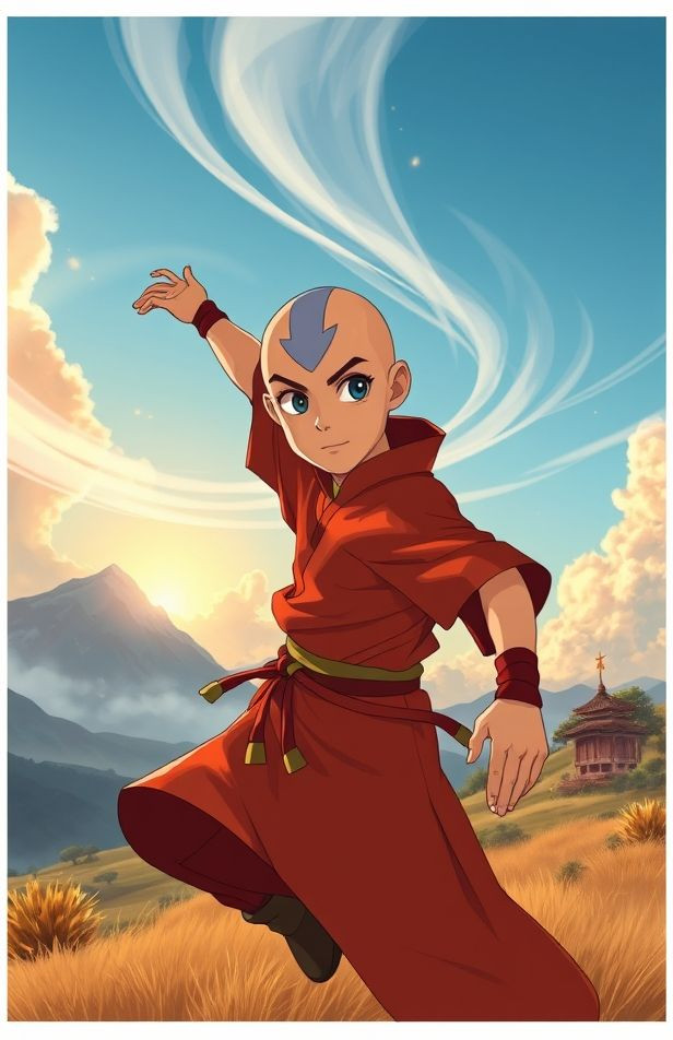 🔥 [60+] Avatar Aang Wallpapers | WallpaperSafari