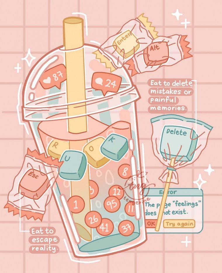 🔥 [40+] Preppy Boba Wallpapers | WallpaperSafari