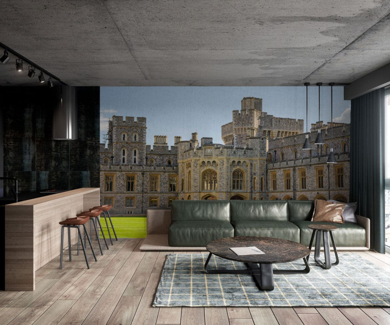 🔥 Free Download Windsor Castle Scenery Wall Mural Wallpaper by @mjames ...