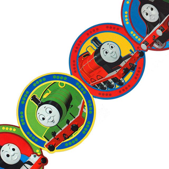 🔥 Free Download Thomas Train Circles Prepasted Wall Border Roll by ...