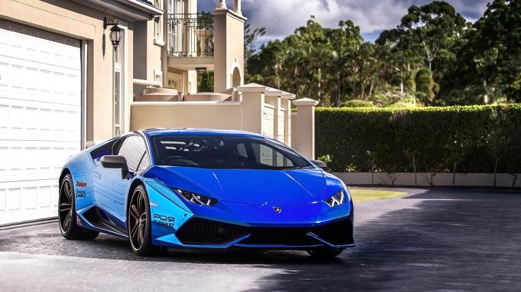 🔥 Free Download Lamborghini Huracan Blue Pur Hd Wallpaper by ...
