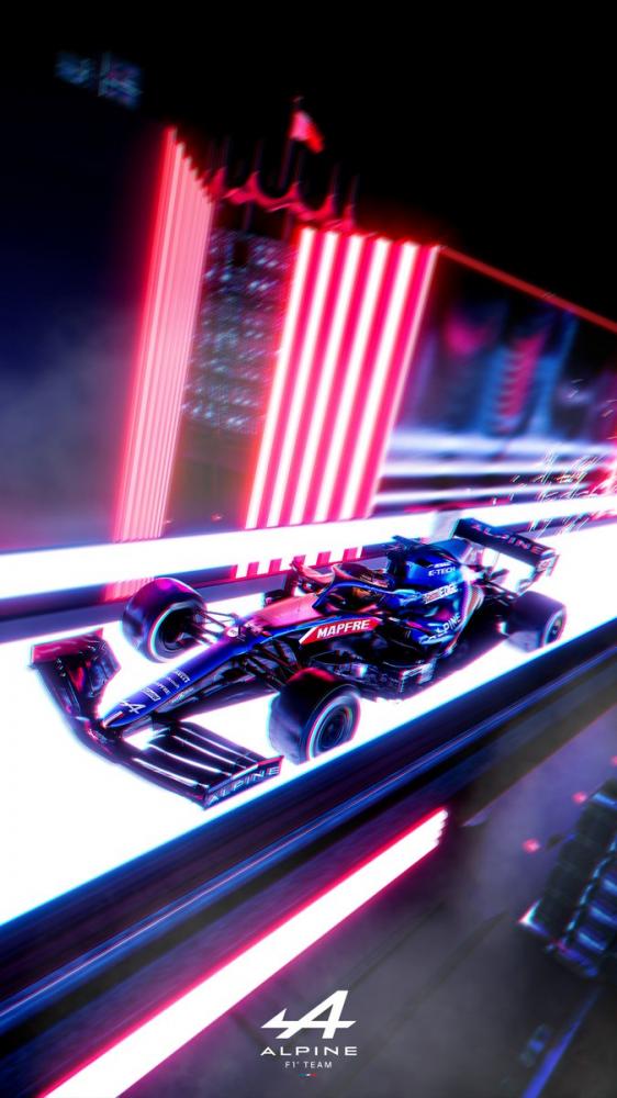 🔥 Free Download Bwt Alpine f1 Team On And The Phone Wallpaper Of by ...