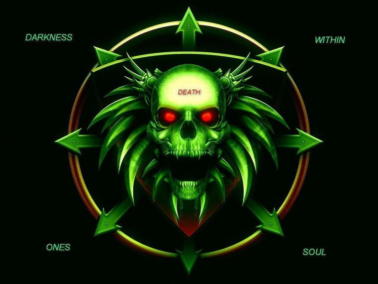 Free download Green Skull Wallpaper [1680x1050] for your Desktop ...