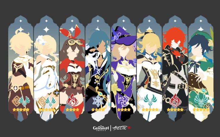 🔥 [40+] Genshin Minimalist Wallpapers | WallpaperSafari