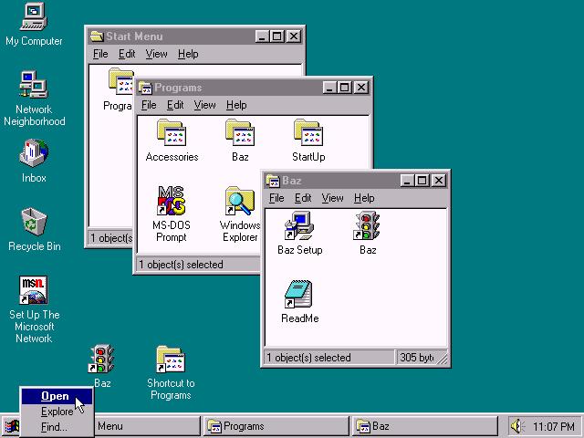 🔥 Free Download Desktop With Applications In Windows 95b by ...
