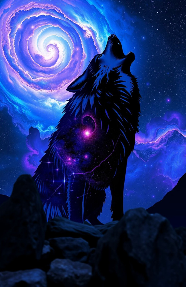 🔥 [60+] Galaxy Wolf Wallpapers | WallpaperSafari