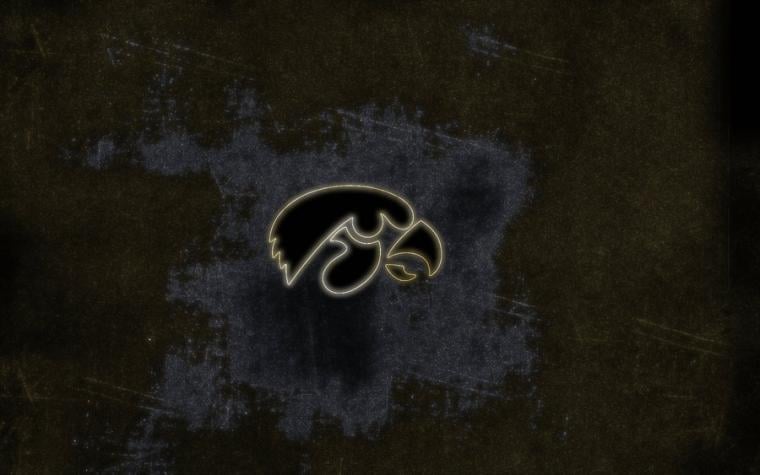 Free download Iowa Hawkeyes Tigerhawk Oval 02 Black on Gold Decal Style ...