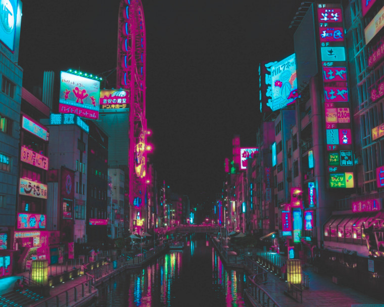 🔥 [40+] Japanese Neon Wallpapers | WallpaperSafari