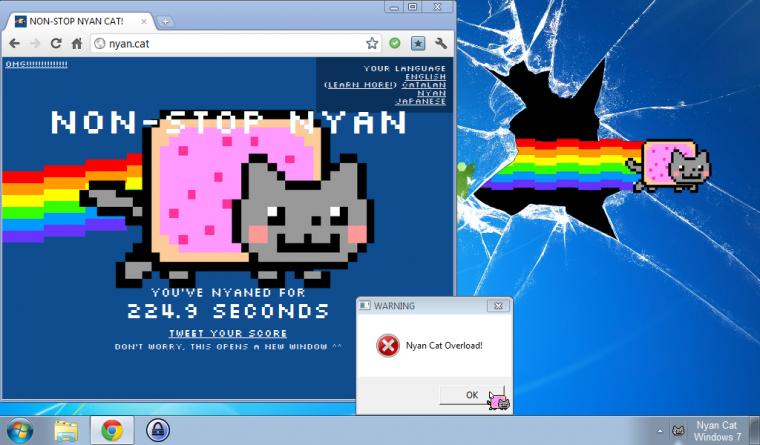 🔥 [40+] Nyan Cat Windows Wallpapers | WallpaperSafari