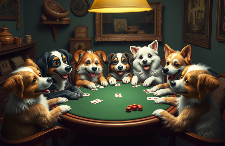 🔥 [80+] Dogs Playing Poker Wallpapers | WallpaperSafari