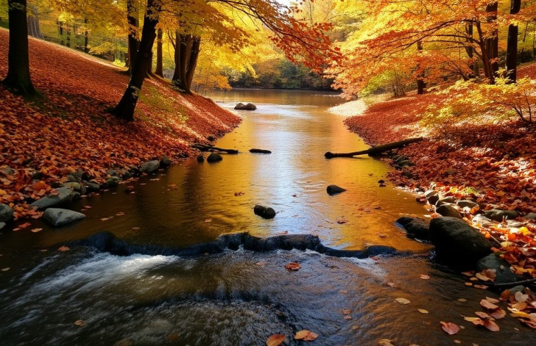 🔥 [20+] Autumn Stream Wallpapers | WallpaperSafari