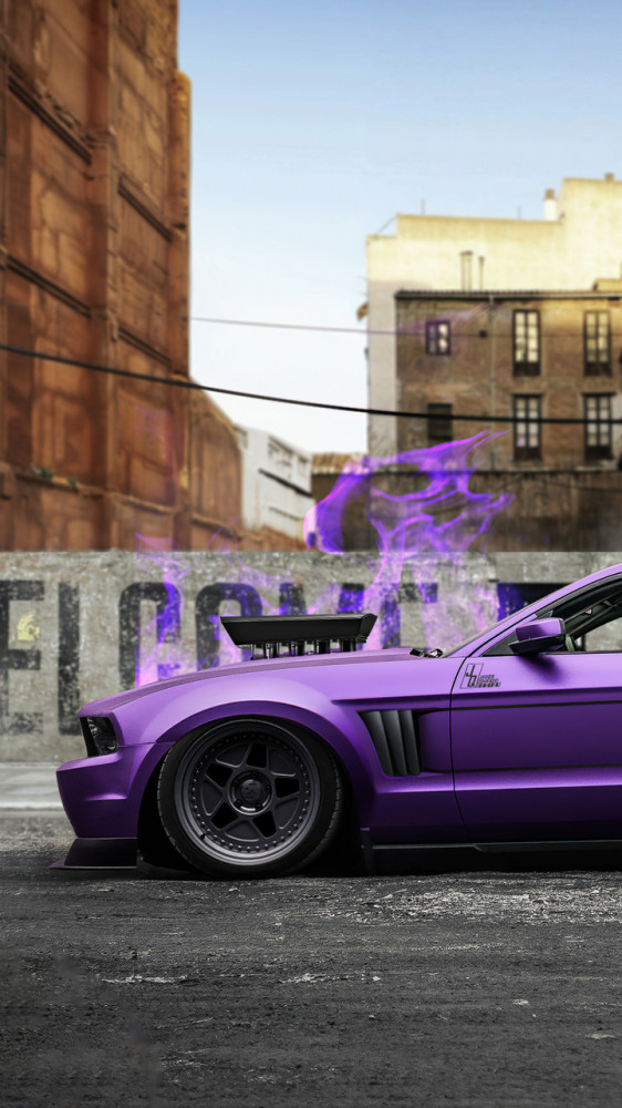 🔥 [40+] Purple Mustang Wallpapers | WallpaperSafari
