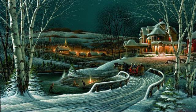 🔥 [50+] Terry Redlin Christmas Wallpapers | WallpaperSafari