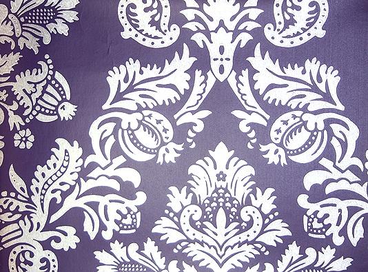 🔥 Free Download Purple Floral Damask Wallpaper by @ashleyb17 ...