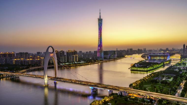 🔥 Free Download Wallpaper Beautiful Guangzhou Canton Tower Bridge River ...