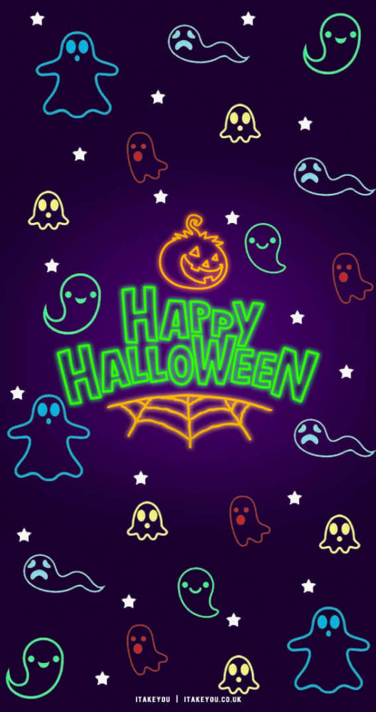 🔥 [60+] Neon Halloween Wallpapers | WallpaperSafari