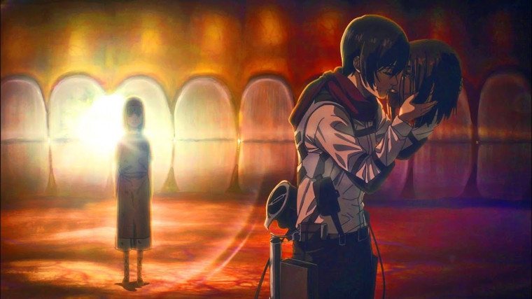 🔥 [40+] Eren and Mikasa Kiss Wallpapers | WallpaperSafari