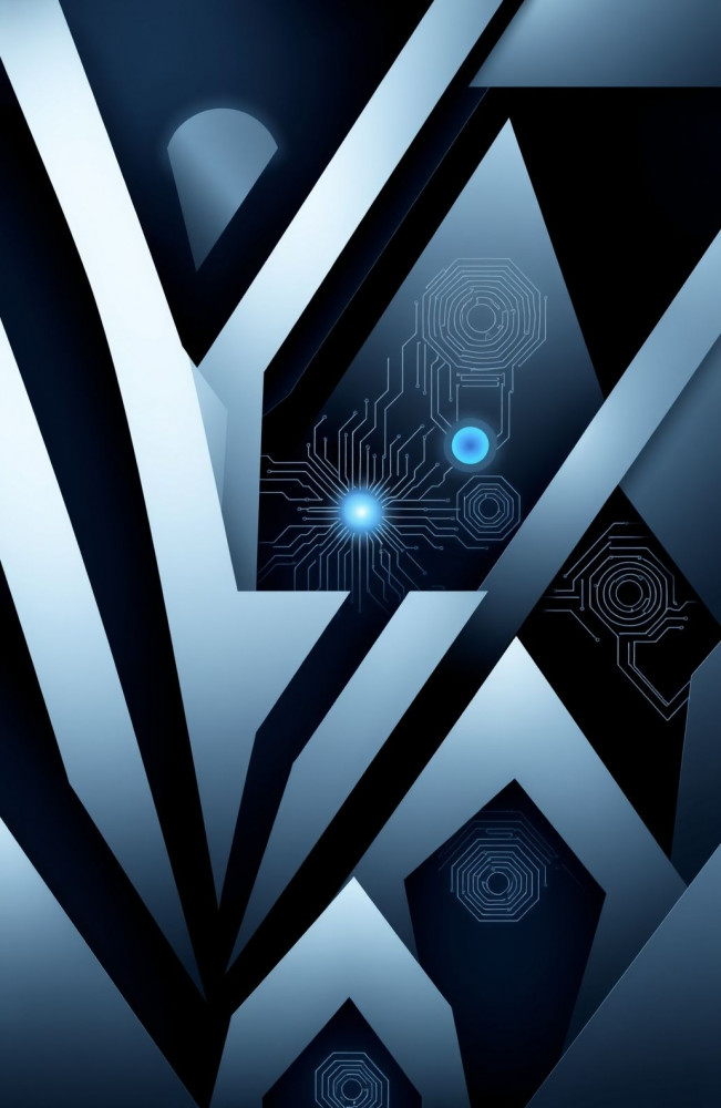 🔥 [50+] Black and Blue Tech Wallpapers | WallpaperSafari