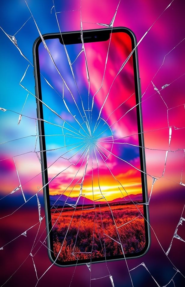 🔥 Free Download Realistic Cracked Screen Wallpaper by @rachelp80 ...