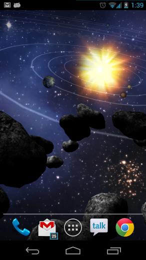 Free download Asteroids 3D live wallpaper Android Apps on Google Play [1280x800] for your ...