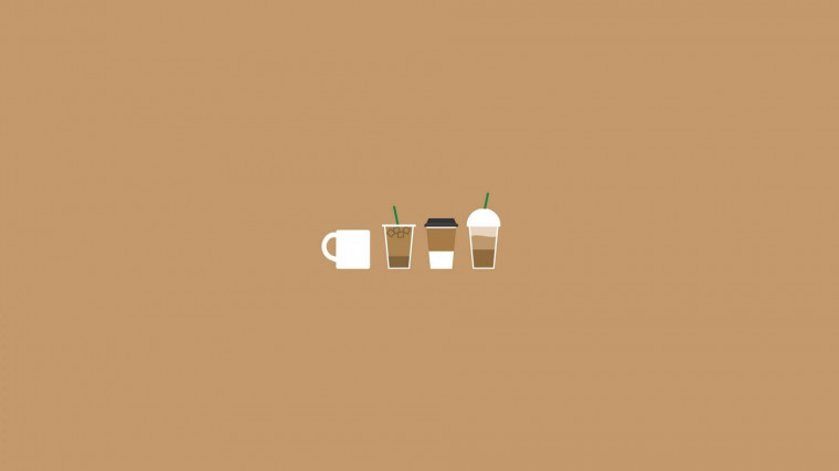 🔥 Free Download Minimalist Aesthetic Desktop Coffee Icons Wallpaper by ...