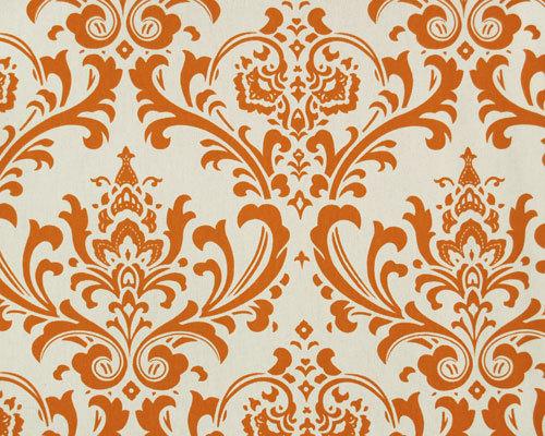 [43+] Orange Damask Wallpaper on WallpaperSafari