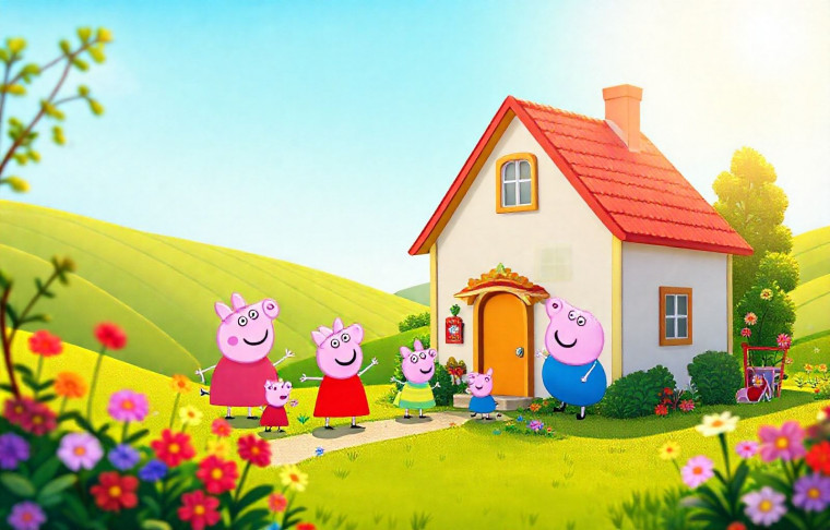 🔥 [110+] Peppa Pig House HD Wallpapers | WallpaperSafari