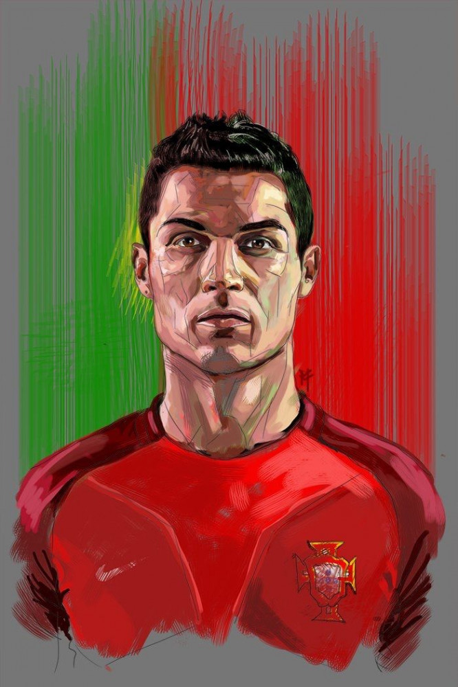 🔥 [40+] Ronaldo Drawing Wallpapers | WallpaperSafari