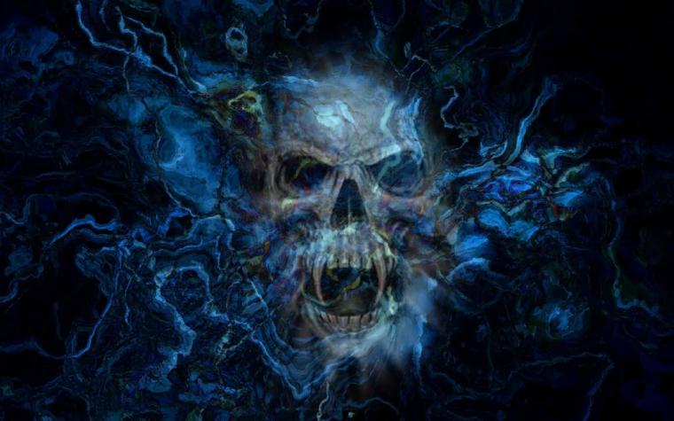 🔥 [50+] Blue Skulls Wallpapers | WallpaperSafari