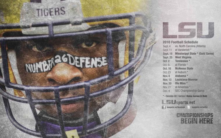 🔥 [50+] LSU Football Schedule Wallpapers | WallpaperSafari