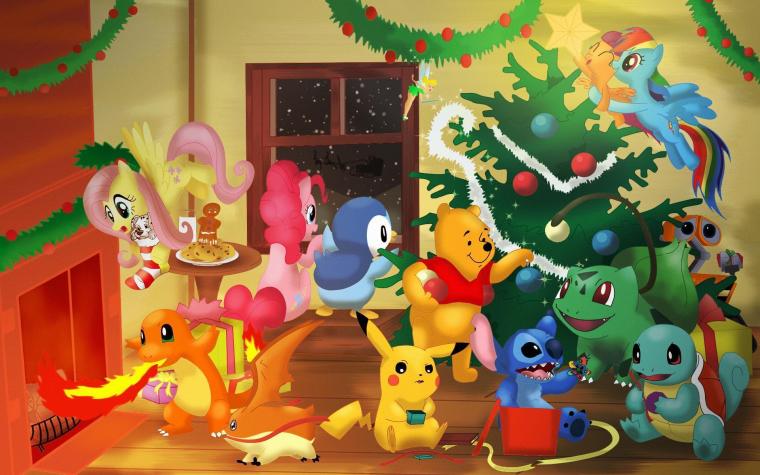 🔥 [80+] Pokemon Christmas Wallpapers | WallpaperSafari