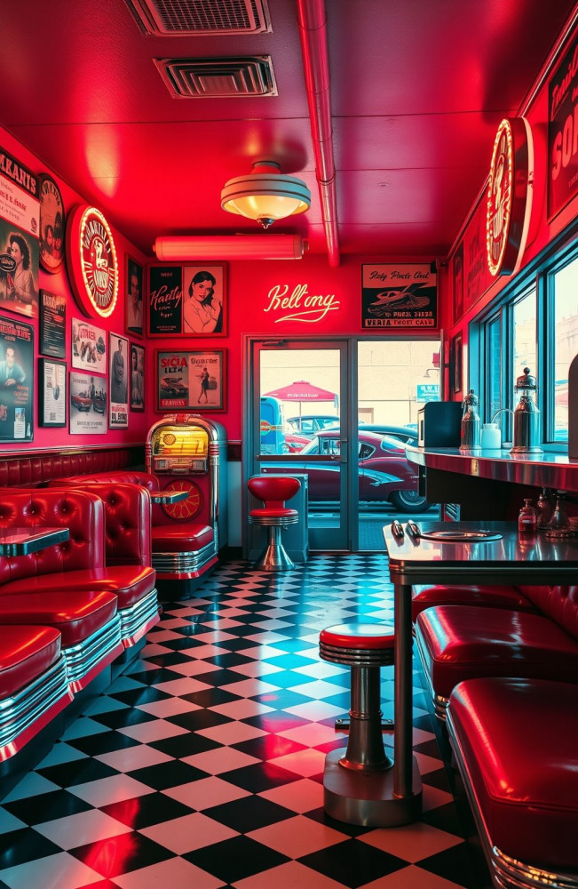 🔥 [60+] 50S Diner Wallpapers | WallpaperSafari