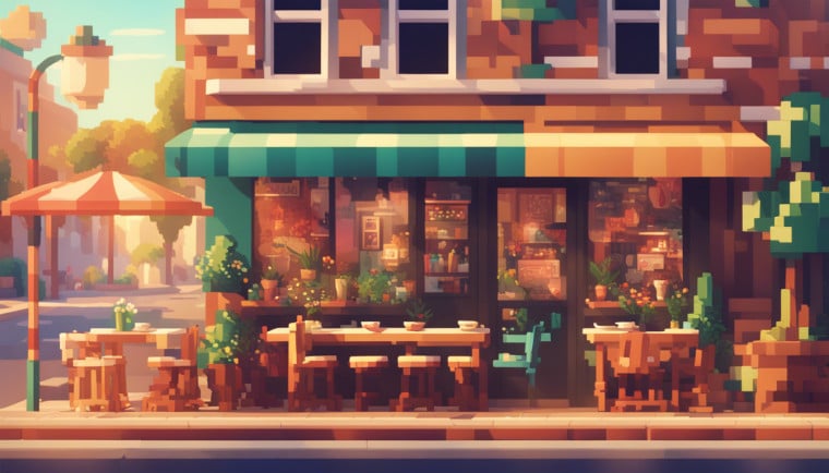 🔥 [20+] Pixel Cafe Wallpapers | WallpaperSafari